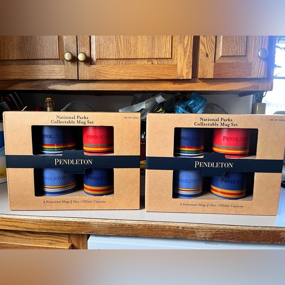 Pendleton | Dining | Pendleton 2 Sets Of 4 National Parks Collectable ...